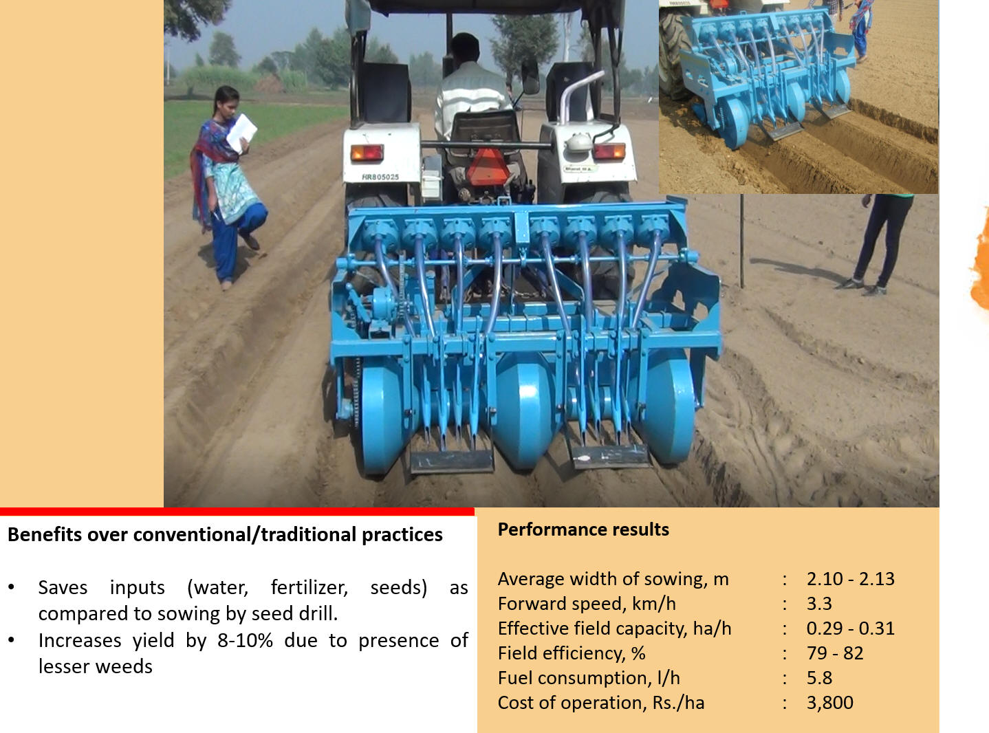 Tractor Operated Multi-crop Planter